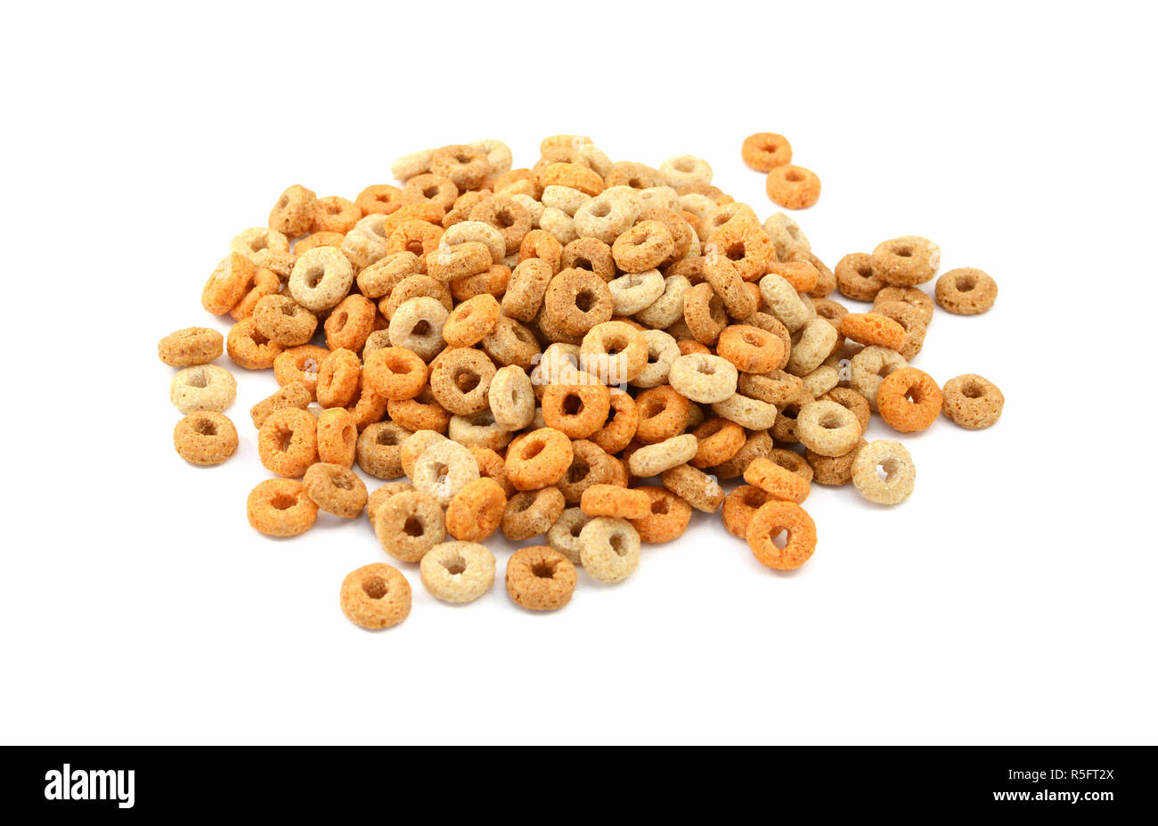 Multigrain hoops breakfast cereal Stock Photo - Alamy