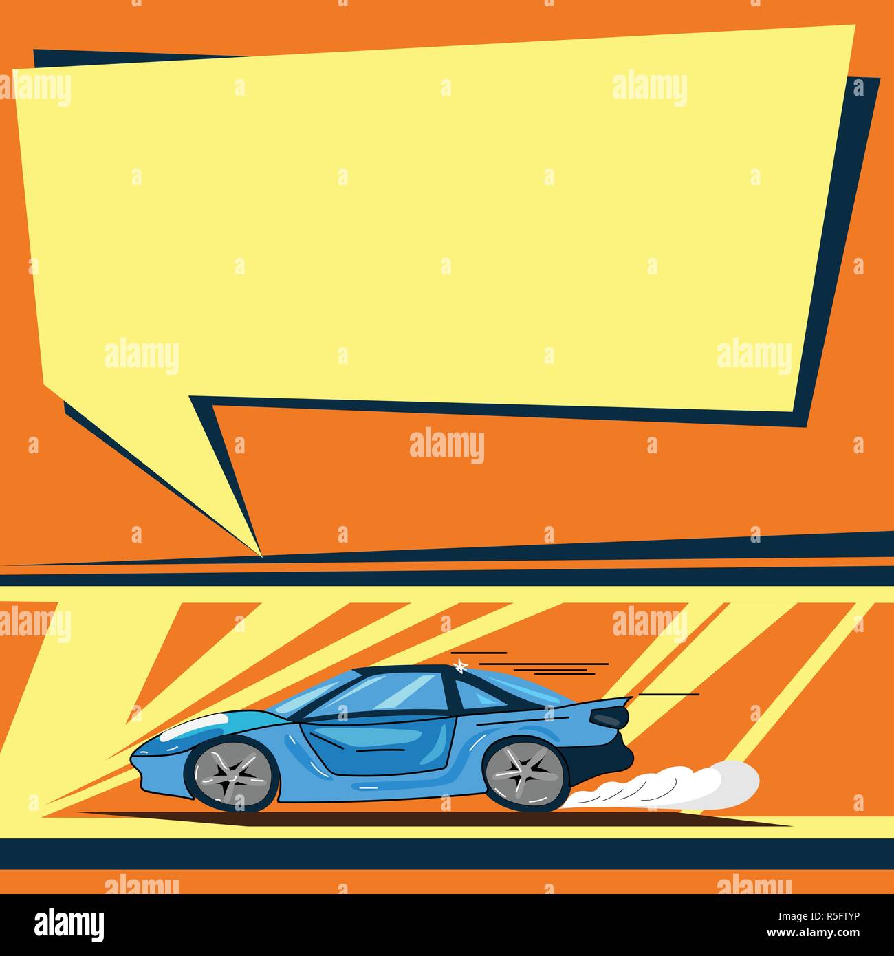 Road car ad icon Stock Vector Images - Alamy