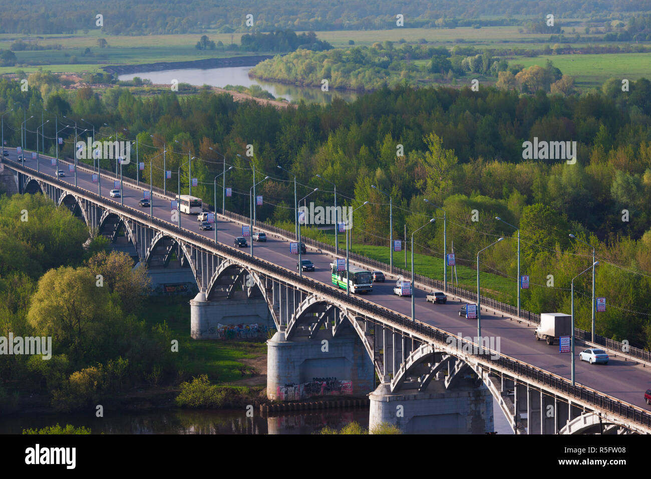 Russia golden bridge hi-res stock photography and images - Alamy
