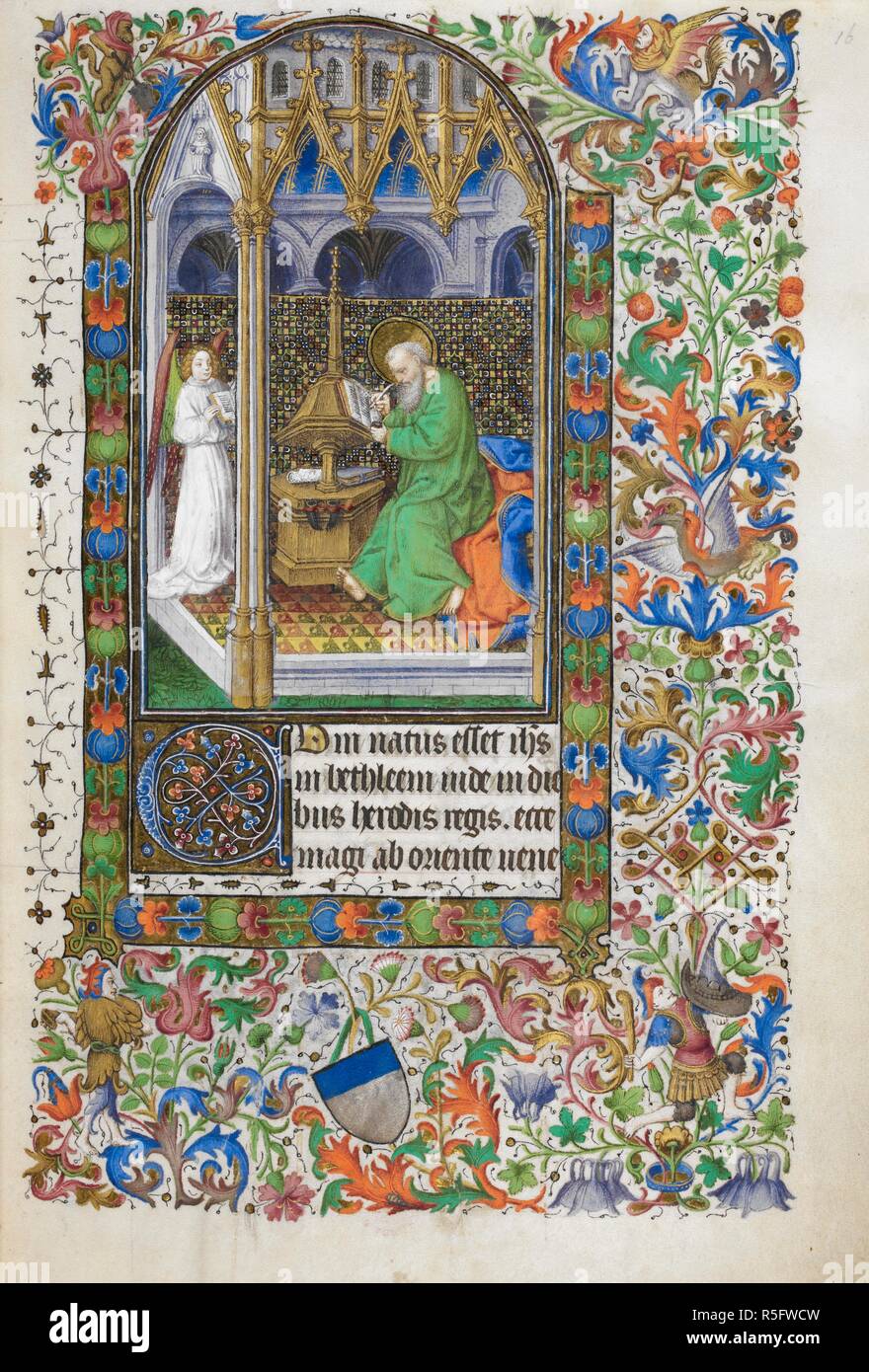 Saint matthew writing hi-res stock photography and images - Alamy