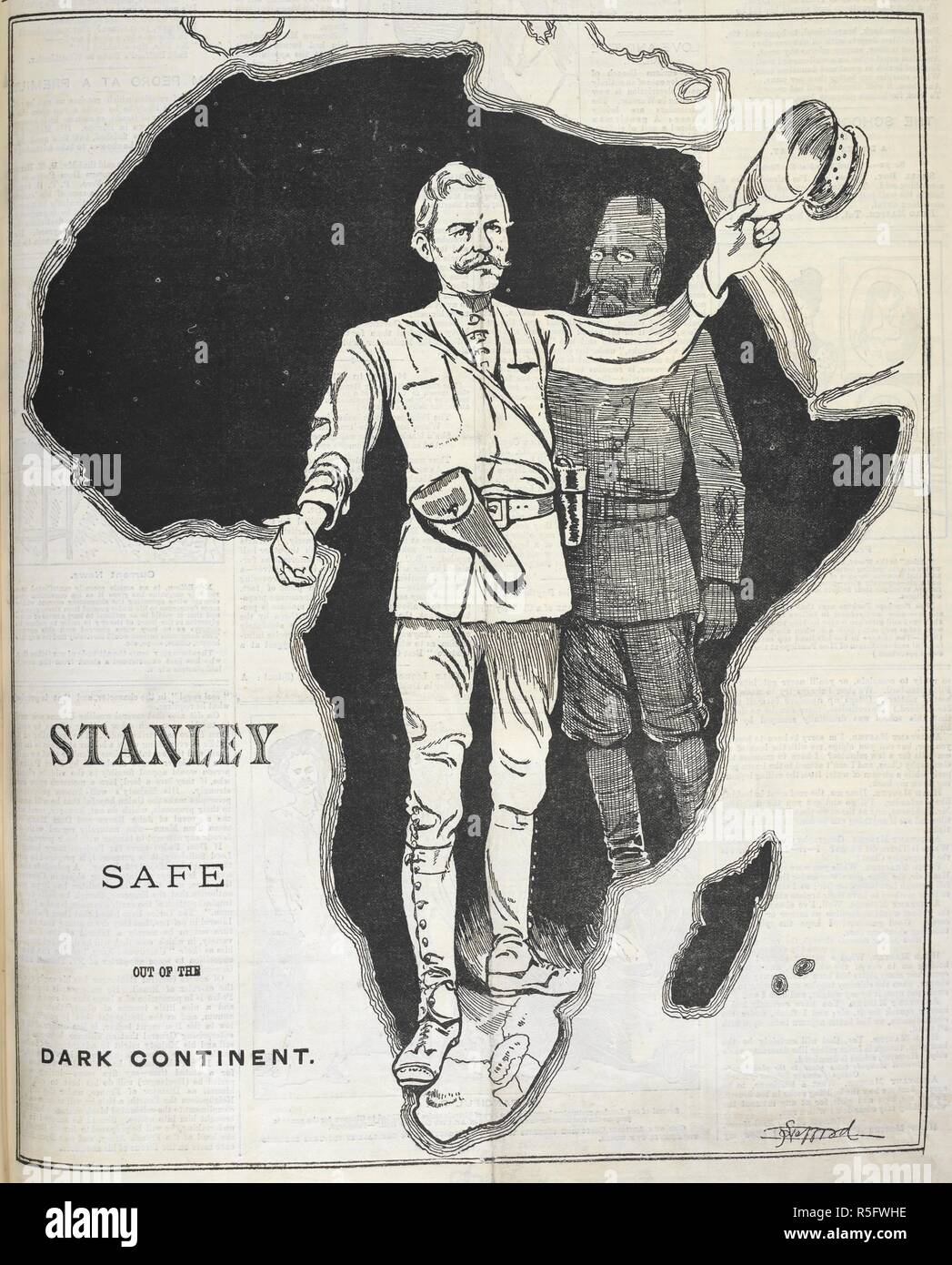 'Stanley safe out of the dark continent'. Funny folks. : A weekly ...