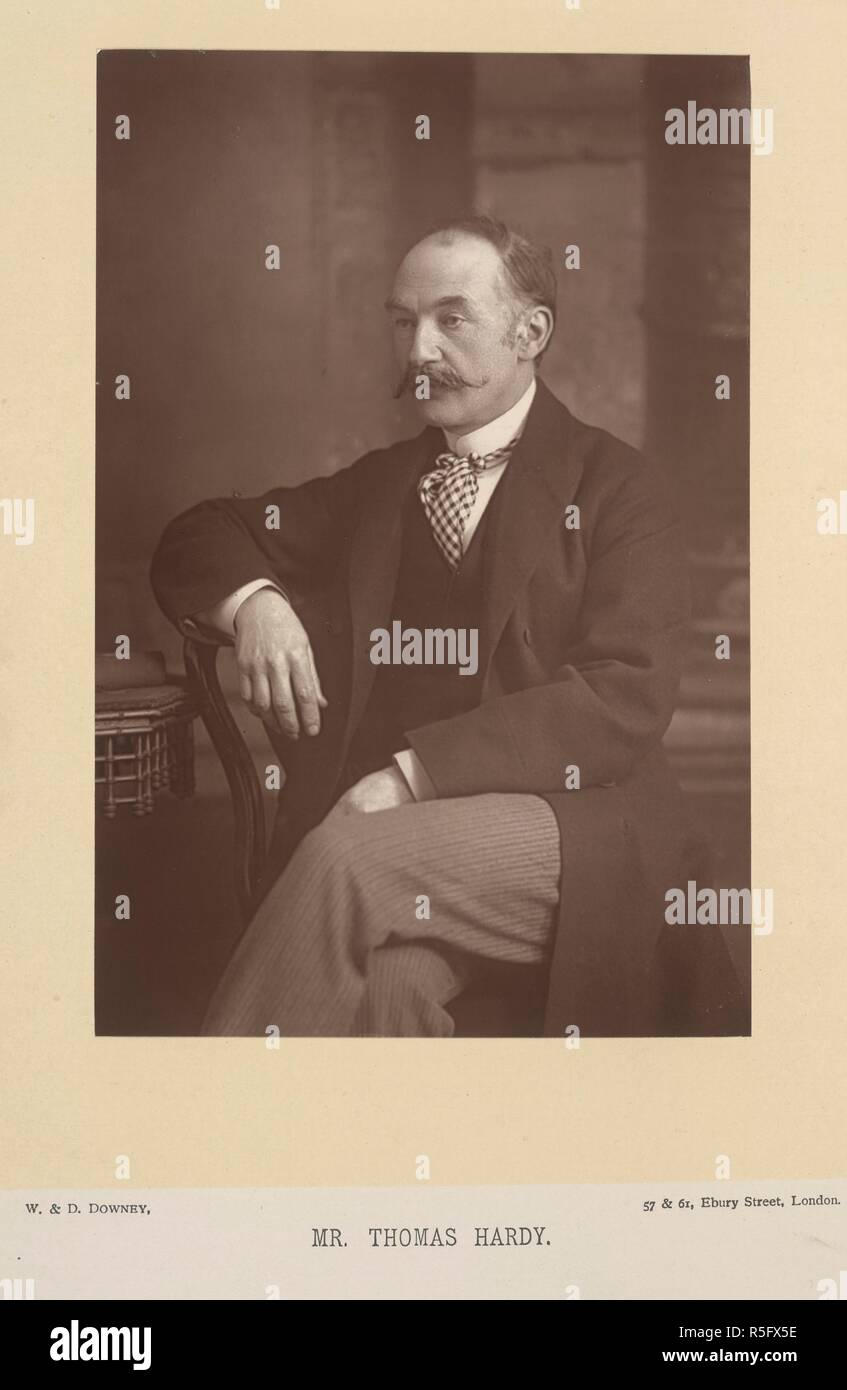 Thomas Hardy 1840 1928 English Novelist And Poet High Resolution Stock ...