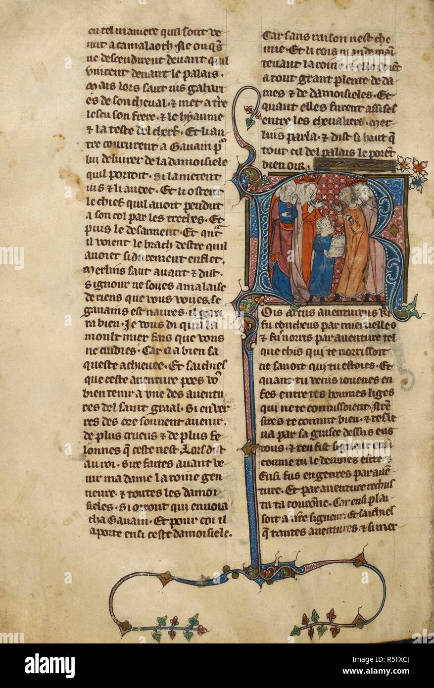 King arthur manuscript hi-res stock photography and images - Alamy