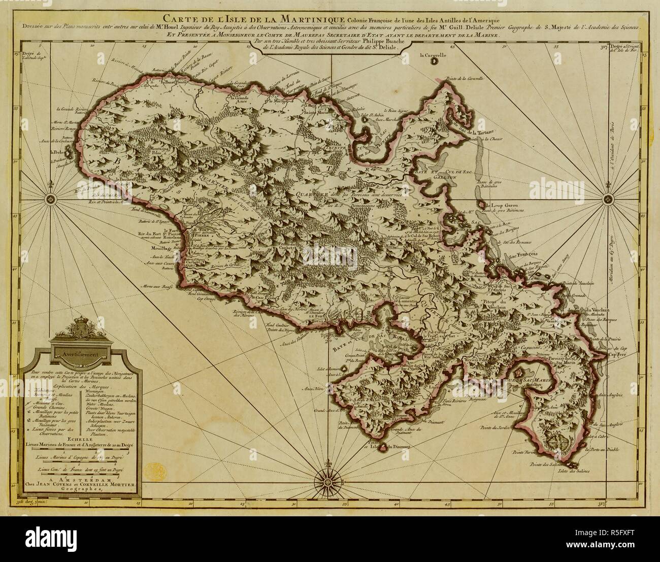 Carte de la martinique hi-res stock photography and images - Alamy