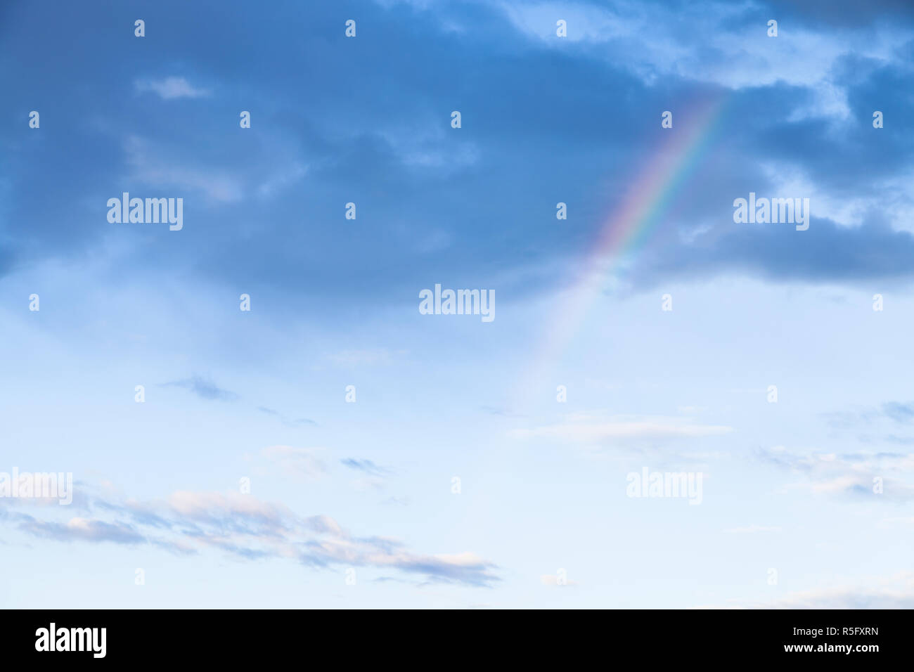 Rainbow storm gale clouds hi-res stock photography and images - Alamy