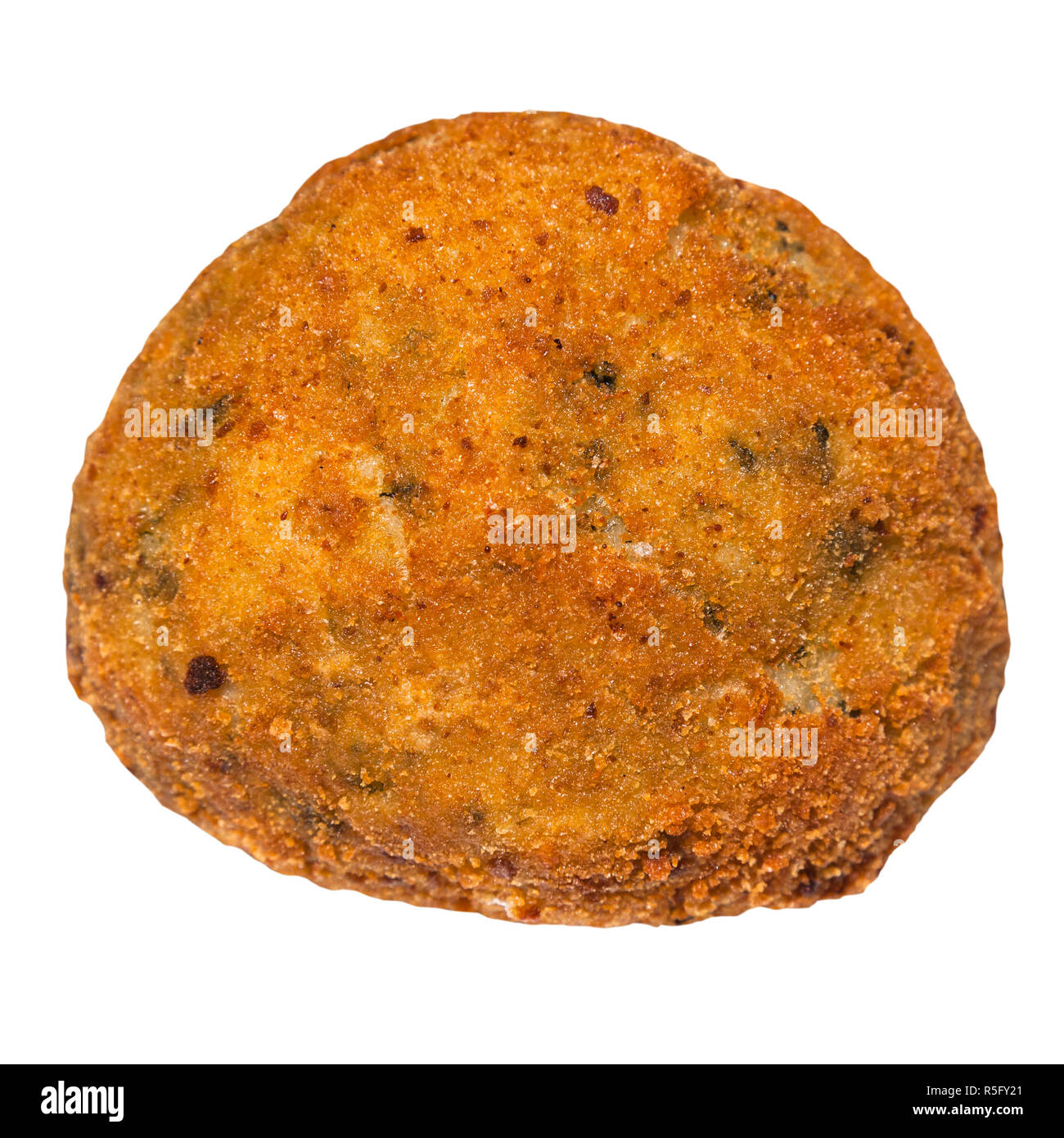 vegetable stuffed rice ball arancini isolated Stock Photo - Alamy
