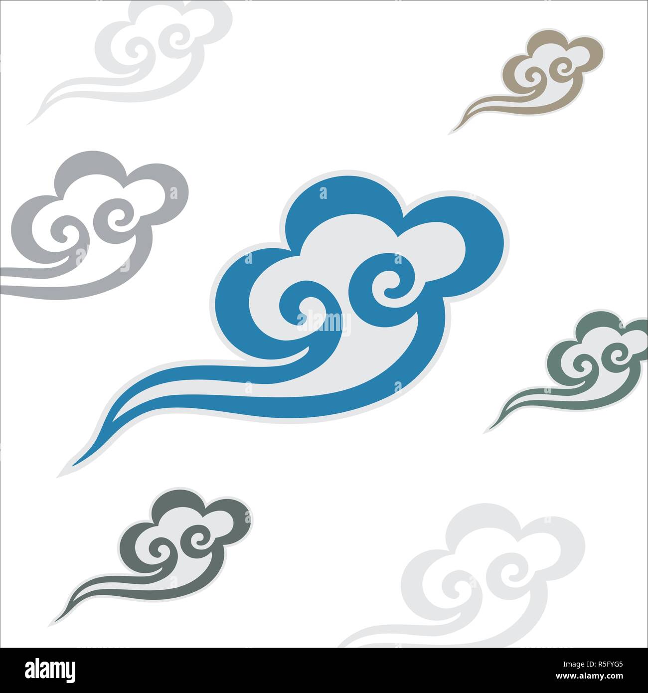 Ancient chinese pattern nature hi-res stock photography and images - Alamy