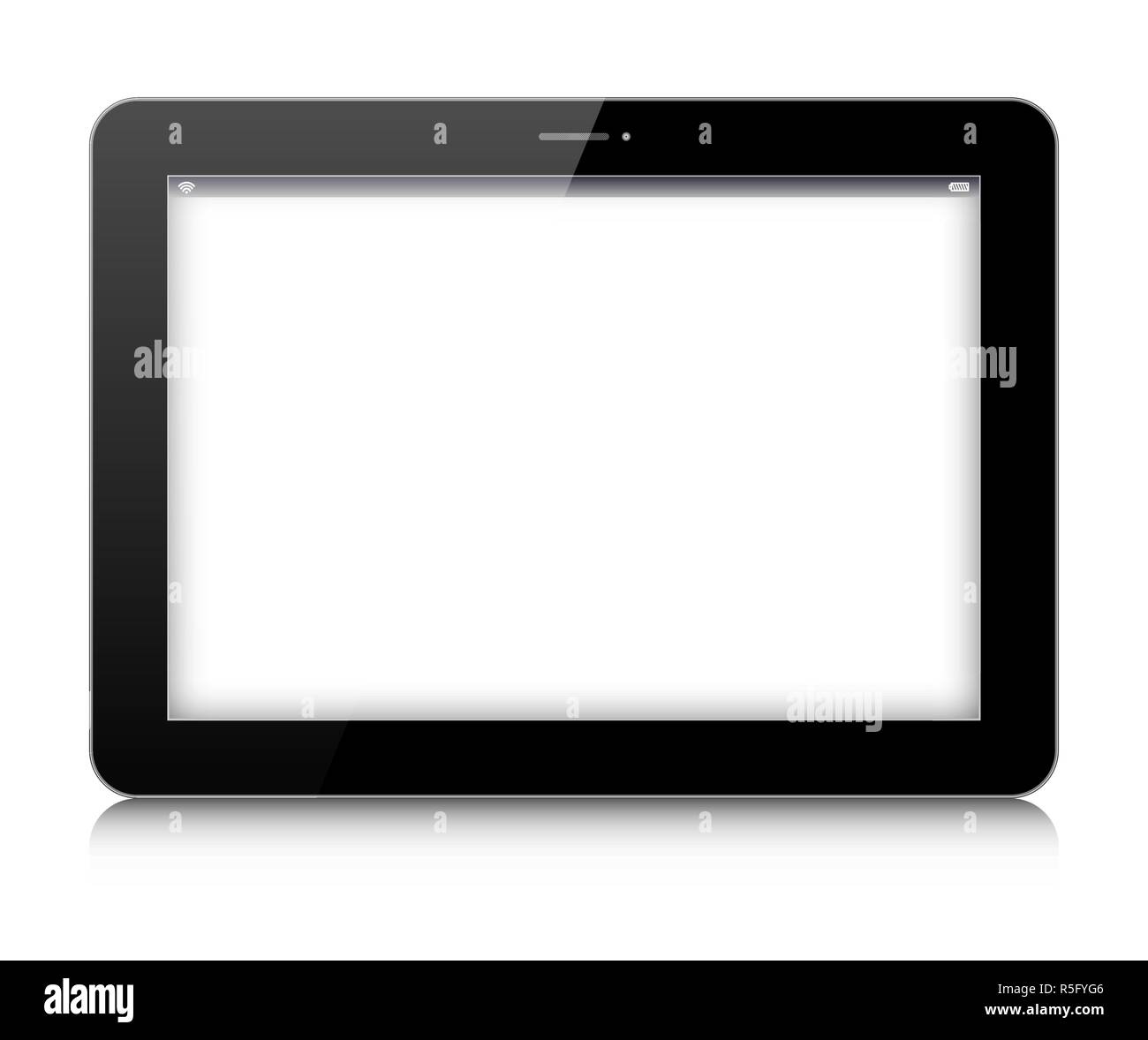 Vector digital tablet isolated on white background Stock Vector Image ...