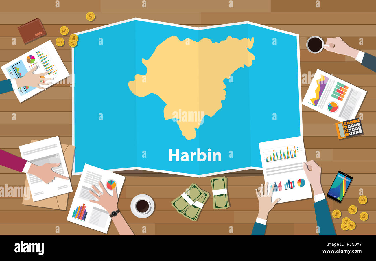 harbin capital heilongjiang province china city region economy growth ...