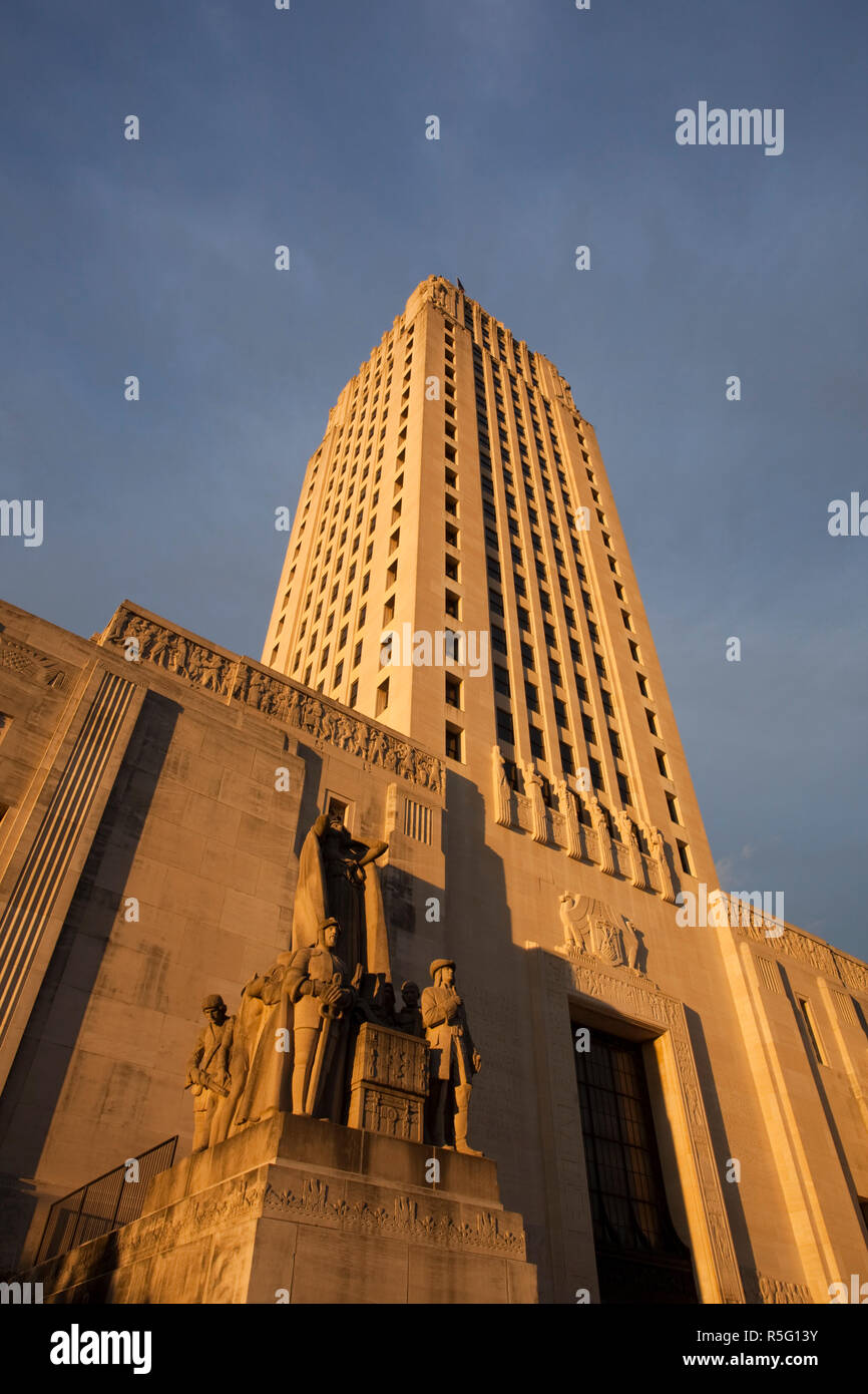 USA, Louisiana, Baton Rouge, Louisiana State Capitol Stock Photo - Alamy