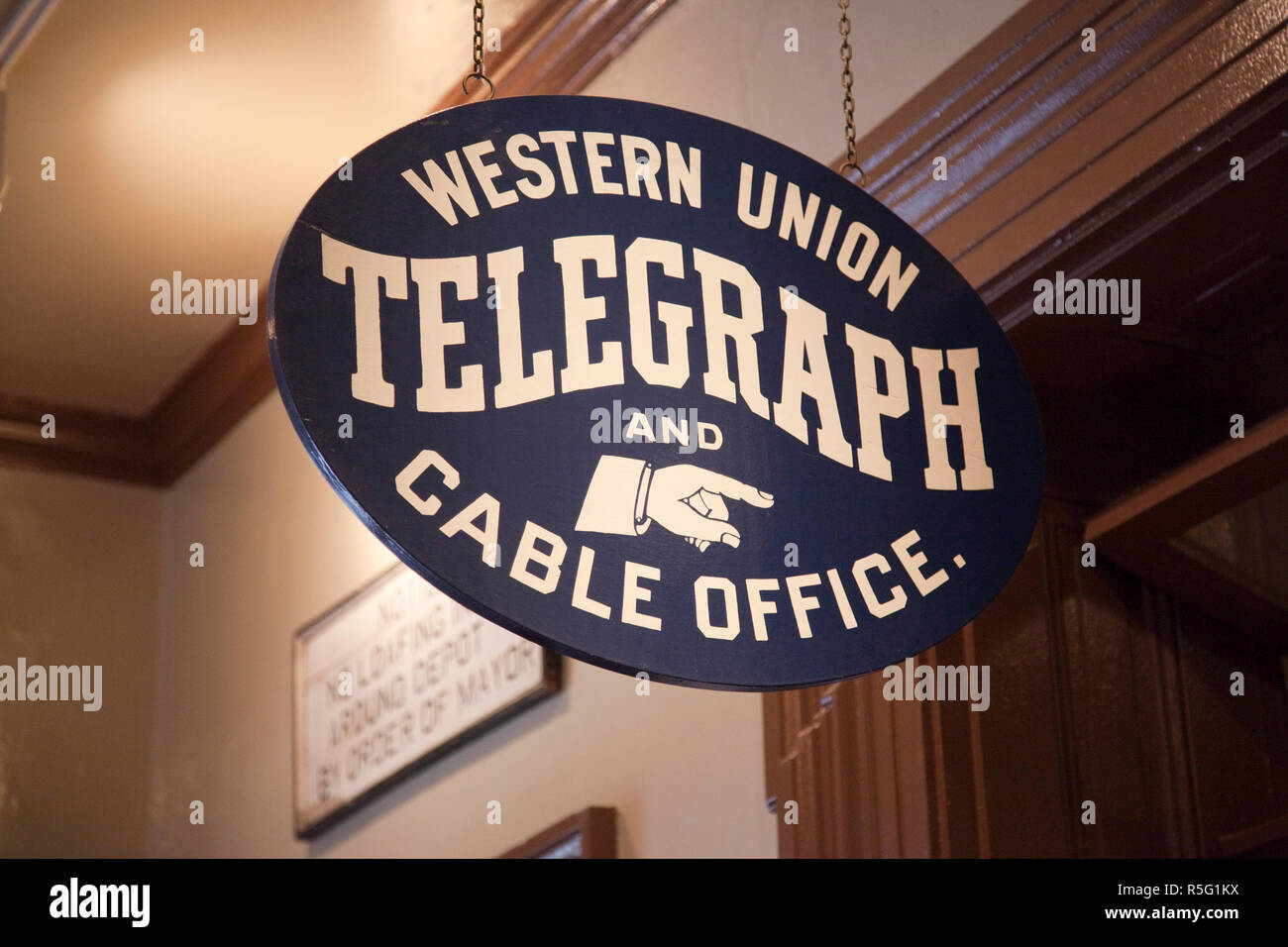 American telegraph office hi-res stock photography and images - Alamy