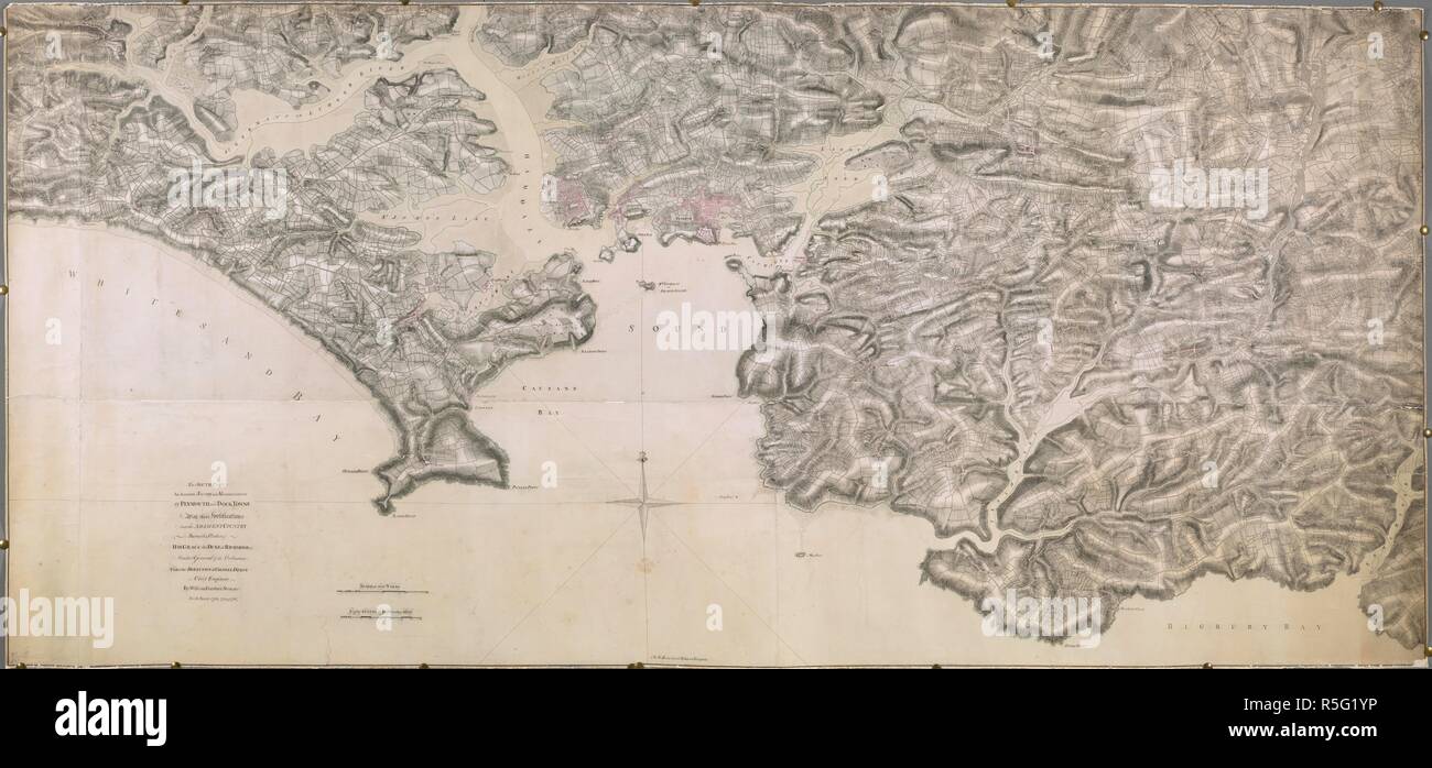 Plymouth devon map hi-res stock photography and images - Alamy