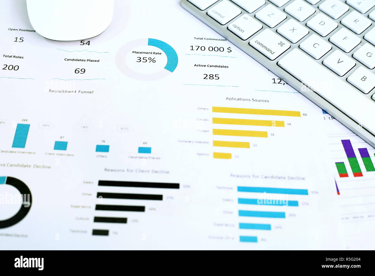 Picture of mouse and keyboard on the graph paper Stock Photo - Alamy