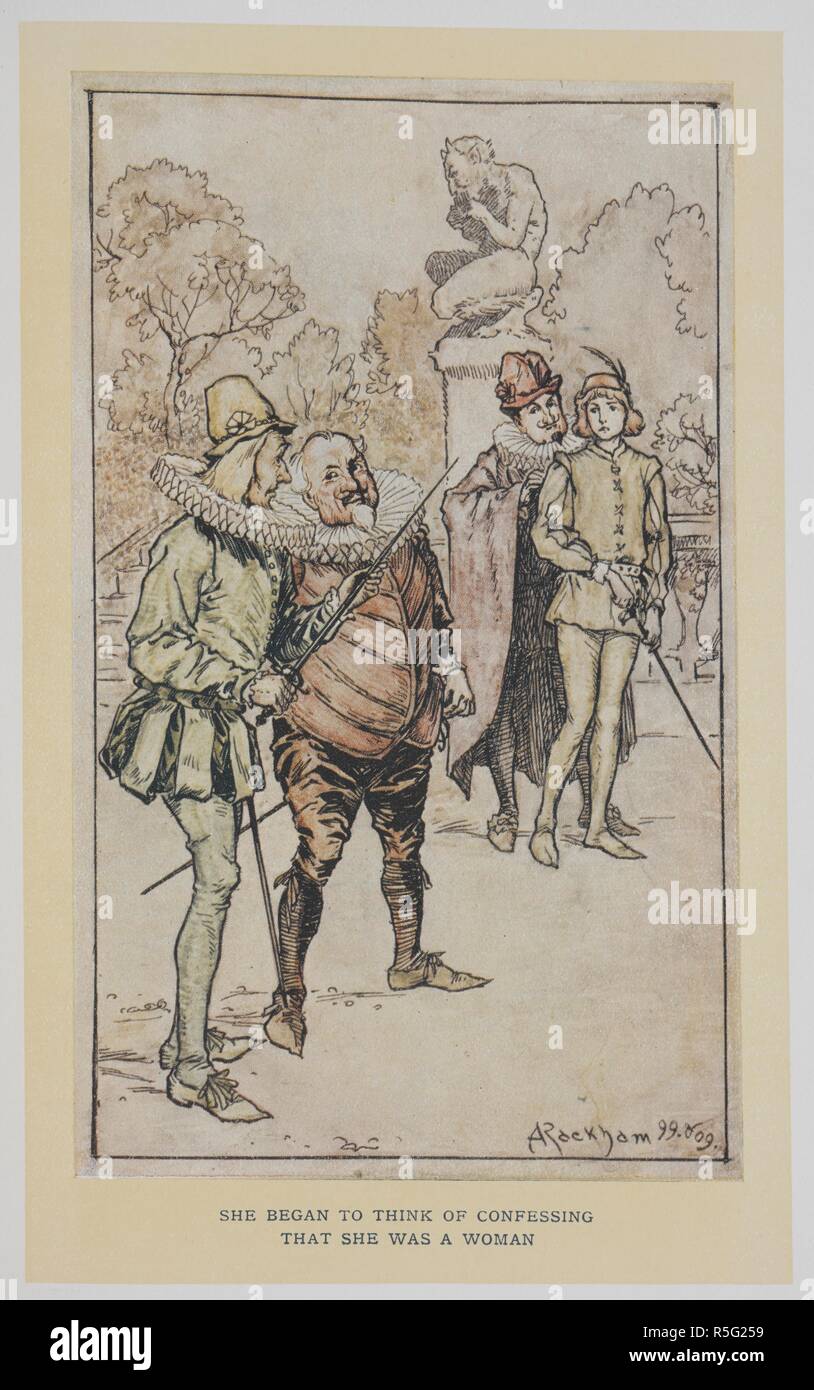 Twelfth night shakespeare illustration hi-res stock photography and ...