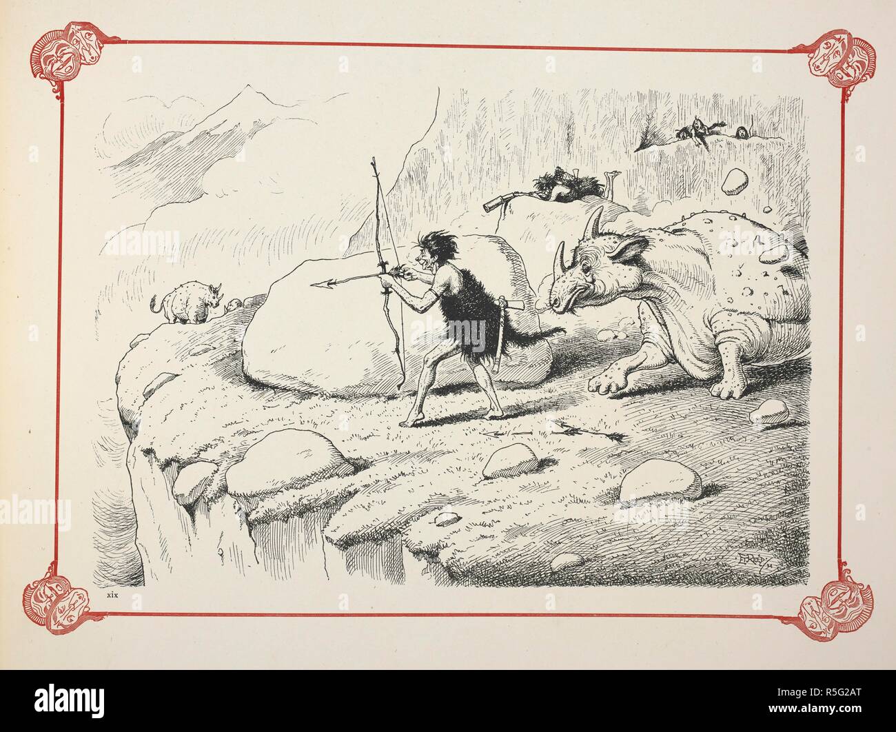 "Two can play, etc; !". Prehistoric Peeps. From â€œPunch.â€ Drawn by E ...