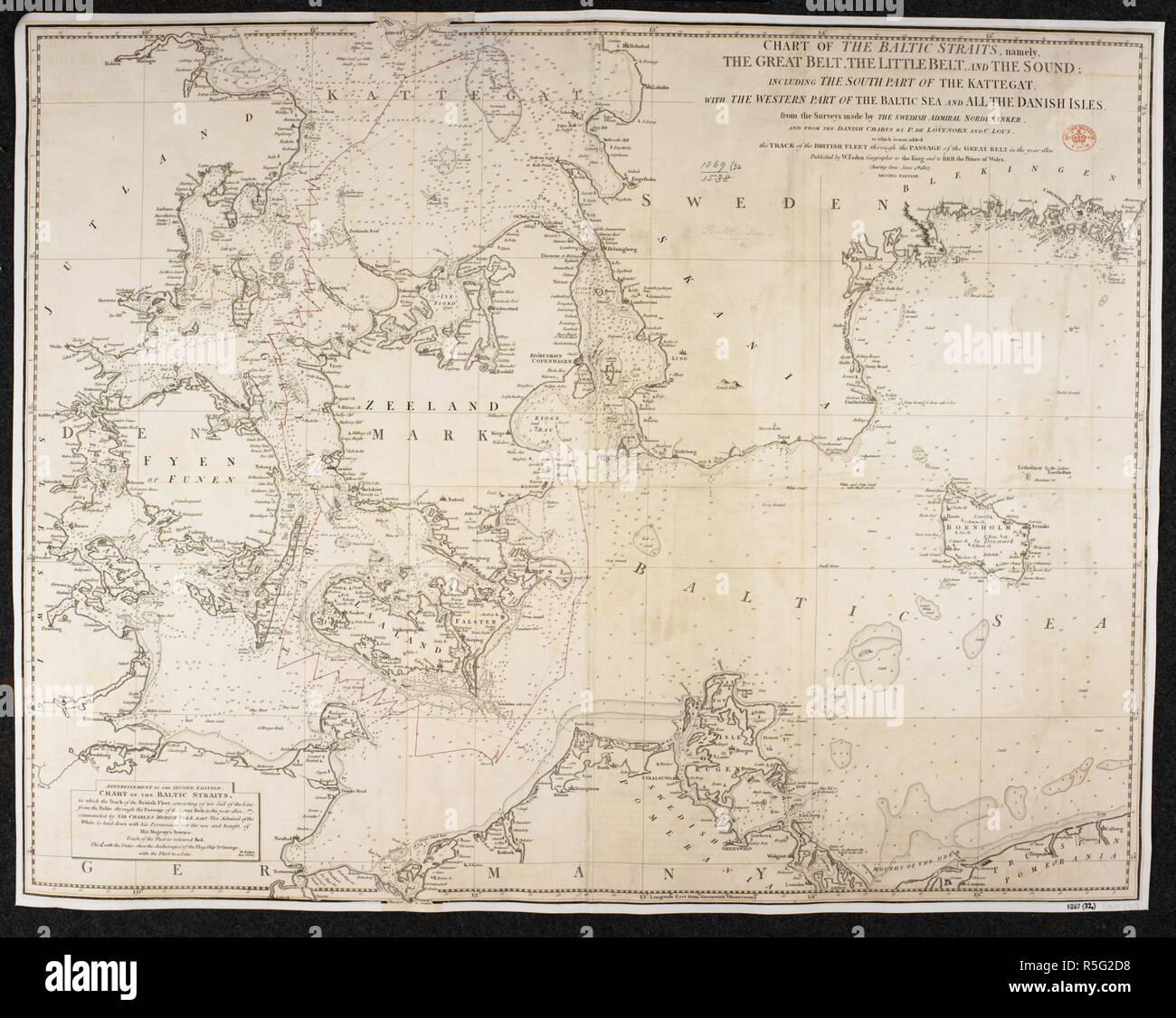 A chart of the Baltic Sea Straits. Chart of the Baltic Sea Straits ...