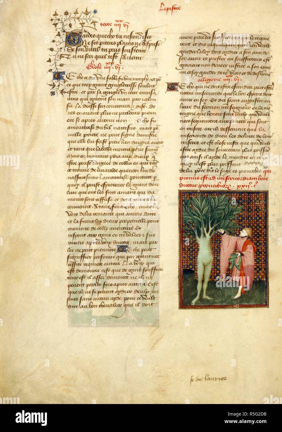 Apollo and Daphne. Collected Works of Christine de Pisan. France (Paris ...