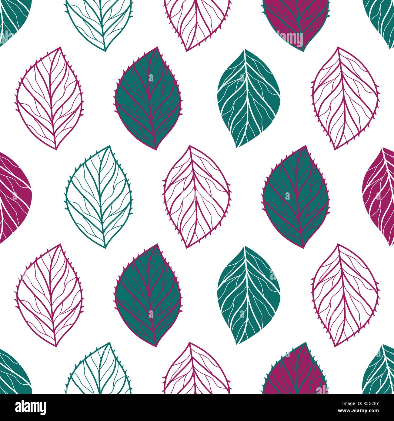 Purple plant leaves Stock Vector Images - Alamy