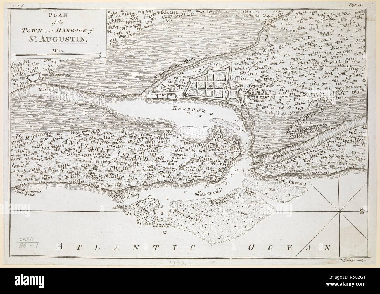 English harbor 18th century engraving hi-res stock photography and ...