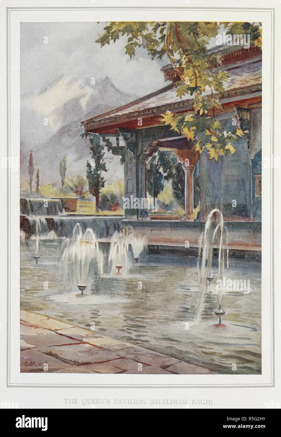 The Queen's Pavilion (Shalimar Bagh). Gardens of the Great Mughals ...