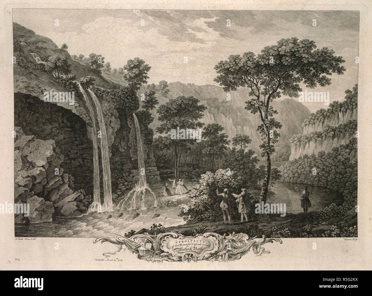 Matlock bath waterfall hi-res stock photography and images - Alamy