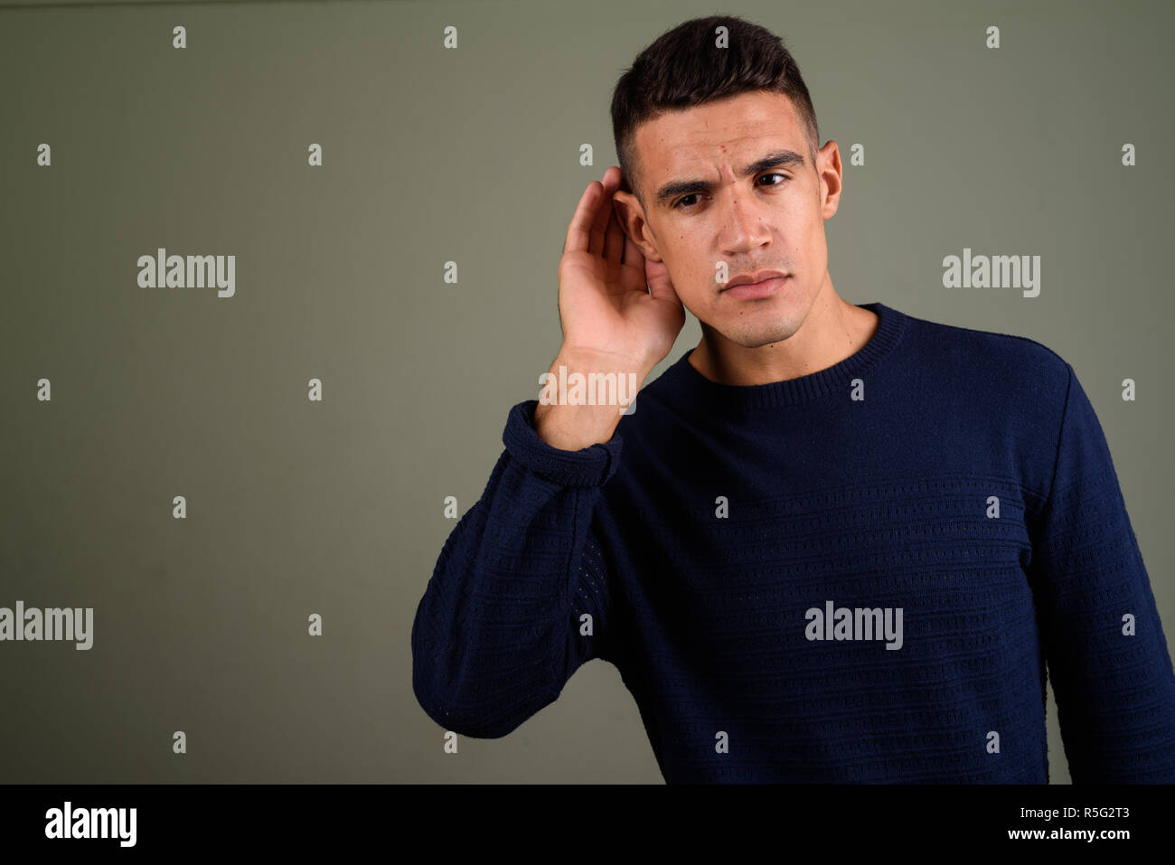 Colored young man hi-res stock photography and images - Alamy
