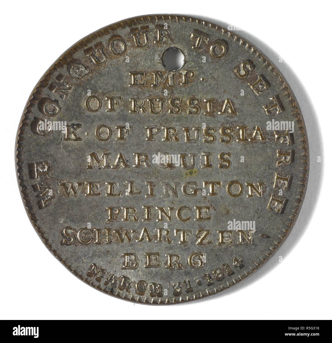 We conquour to set free'. 'Emp. of Russia. K. of Prussia. Marquis ...