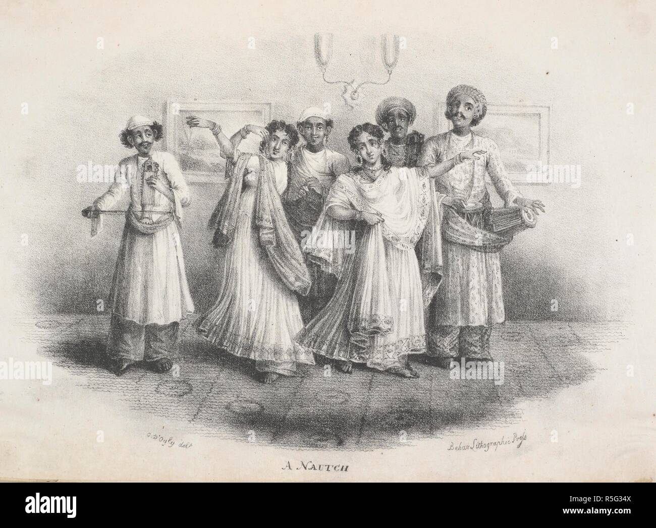 Nautch dance hi-res stock photography and images - Alamy