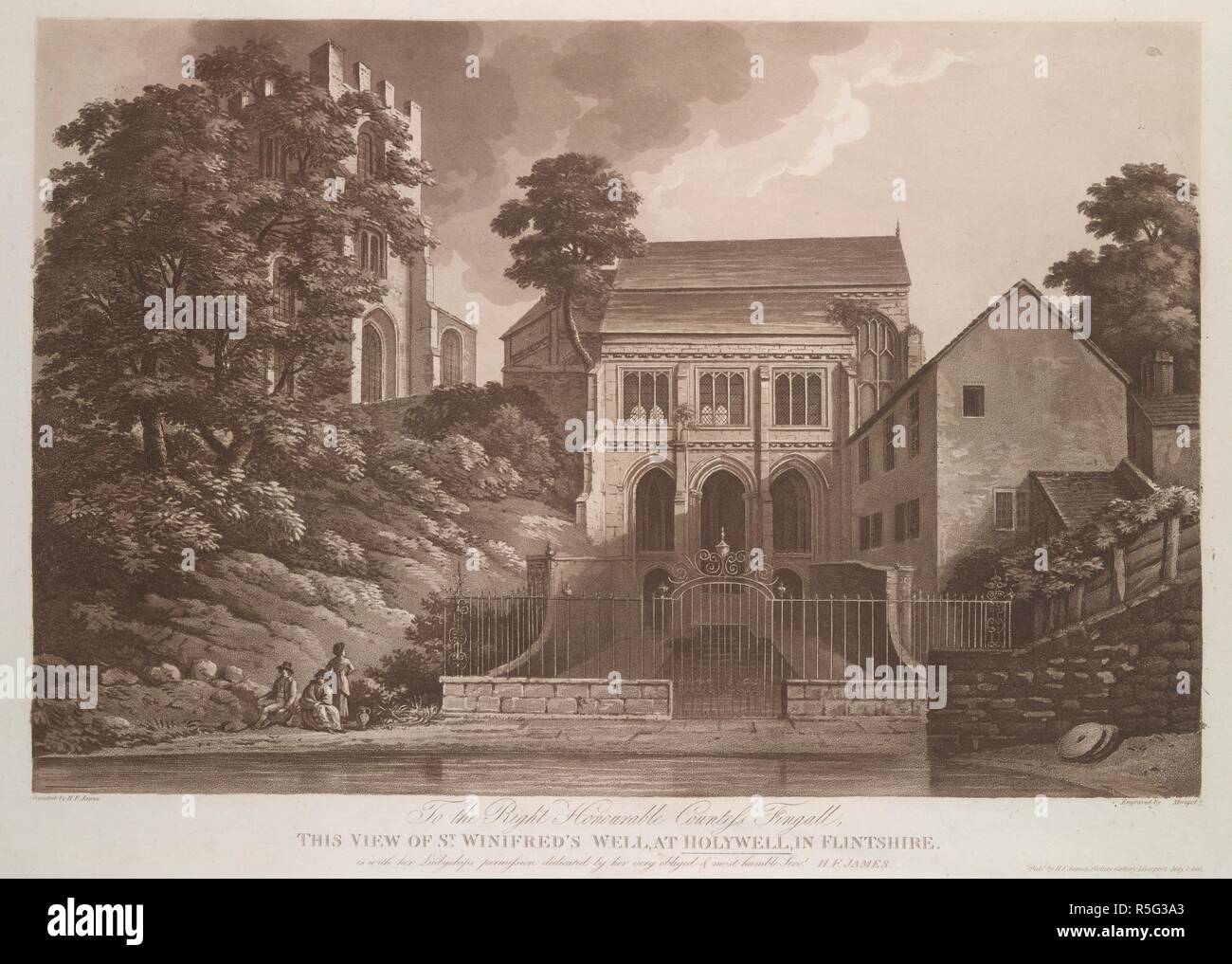 St winifred's well in holywell hi-res stock photography and images - Alamy