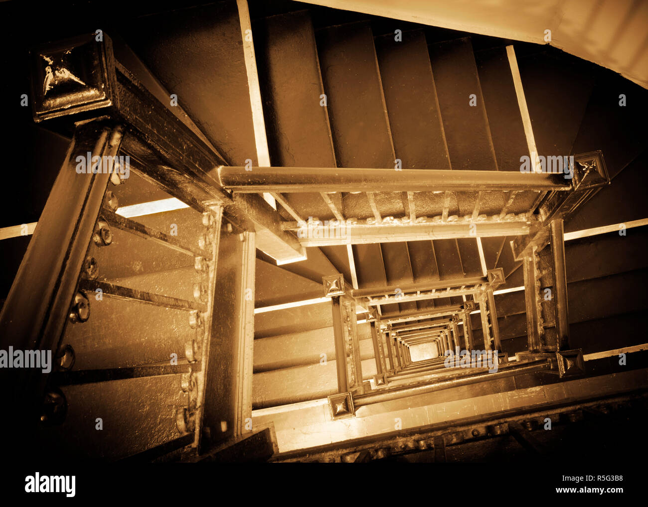 USA, New York, Manhattan, Midtown, Staircase Stock Photo - Alamy