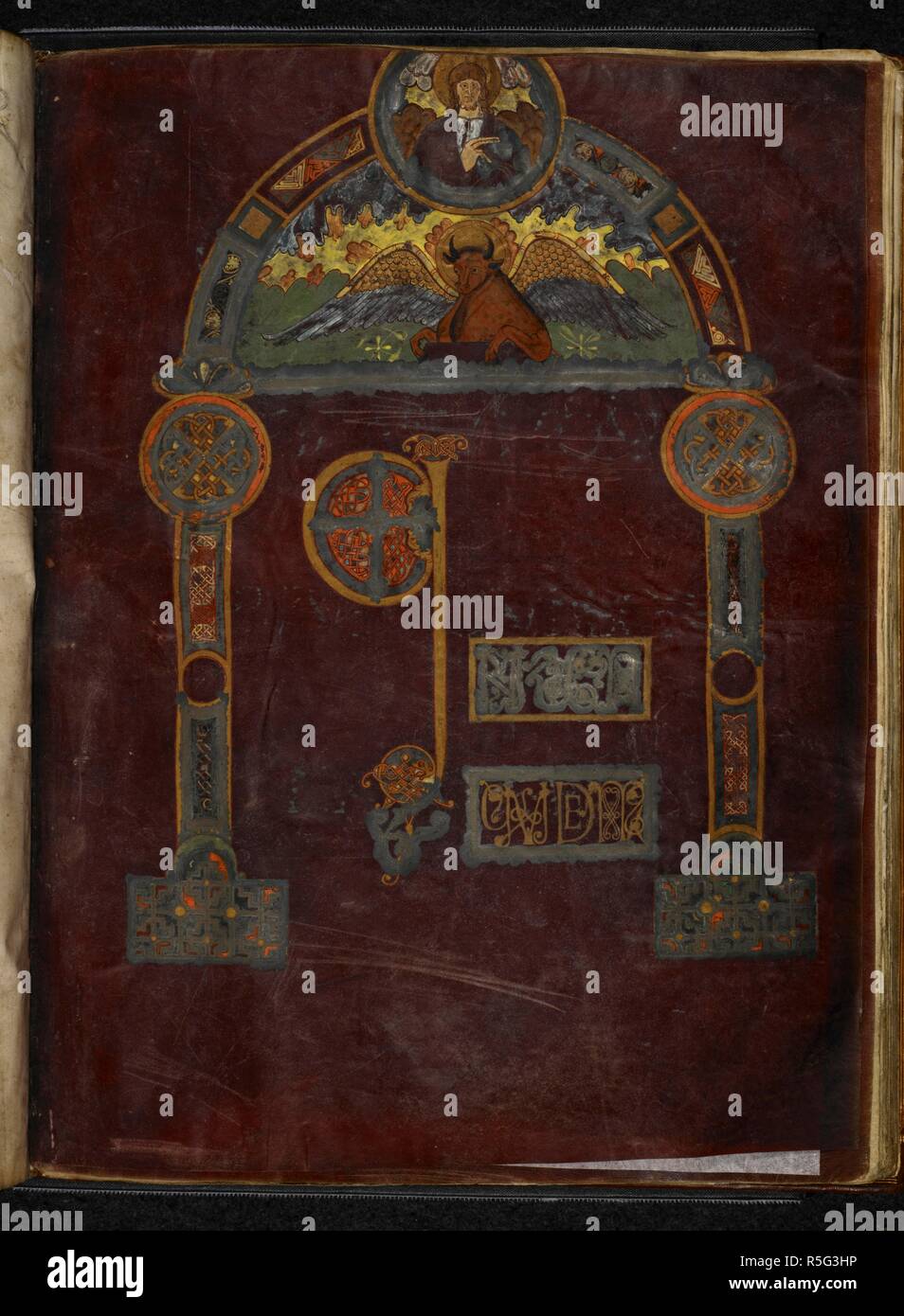 Illuminated bible page hi-res stock photography and images - Alamy