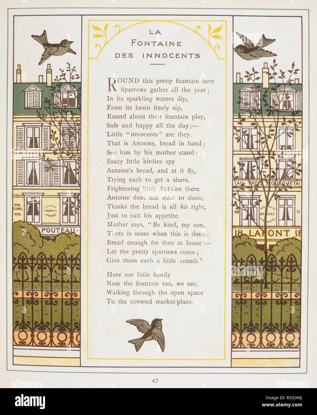 La Fontaine des Innocents. Colour Illustration from â€˜Abroadâ ...