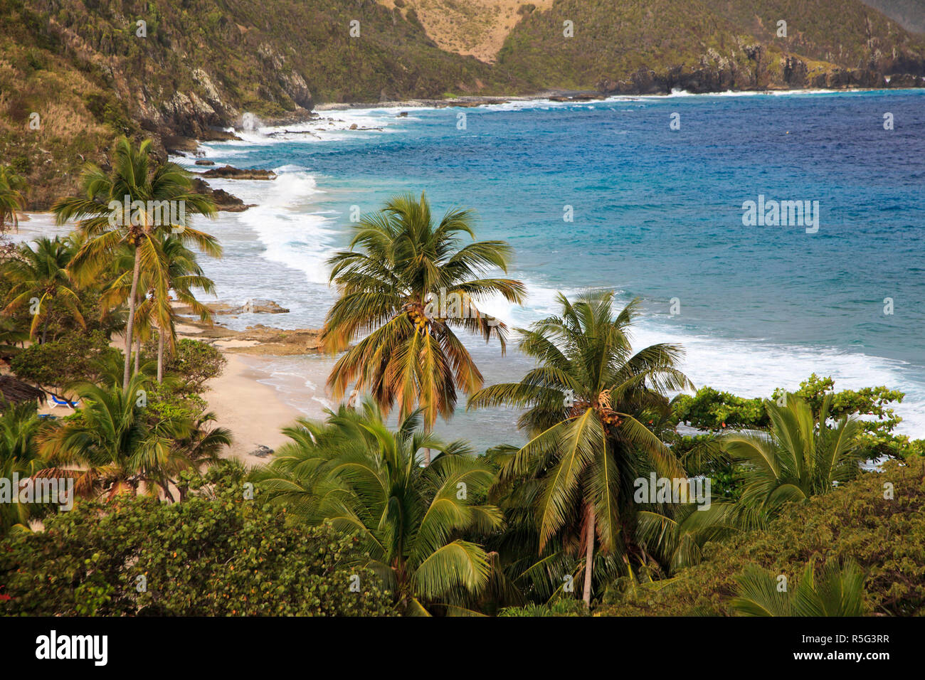 Caribbean, US Virgin Islands, St. Croix, Cane Garden Bay Stock Photo ...