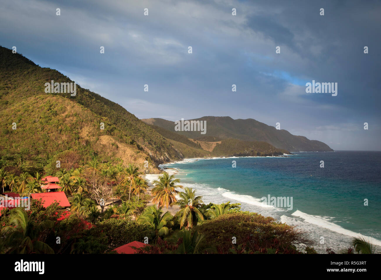 Caribbean, US Virgin Islands, St. Croix, Cane Garden Bay and Carambola ...