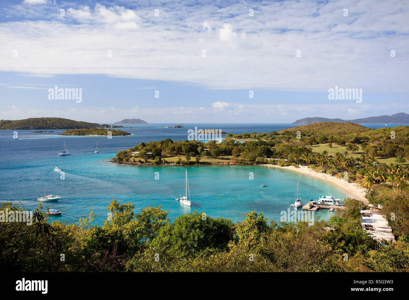 Caribbean, US Virgin Islands, St. John, Virgin Islands National Park ...