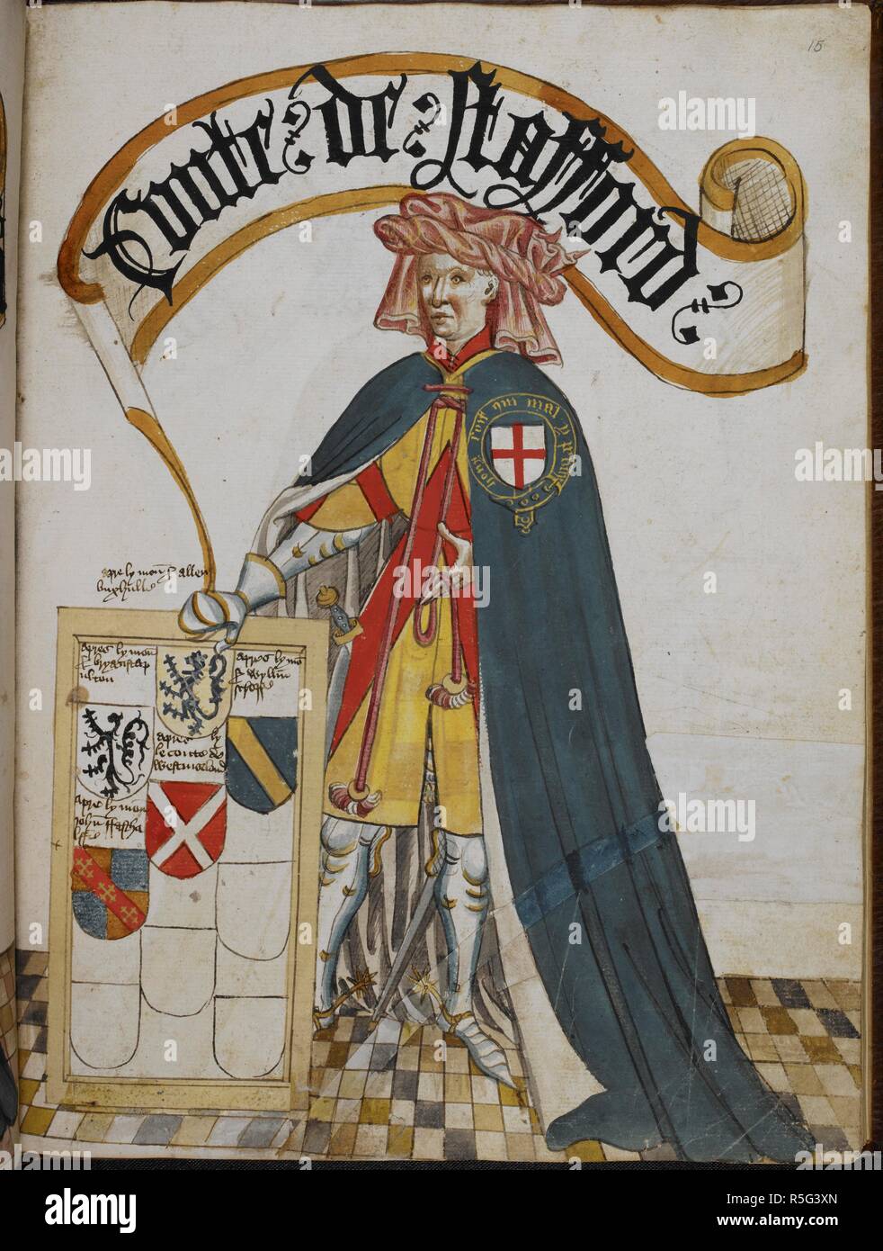 Ralph, Lord Stafford, a founding Knight of the Order of the Garter ...