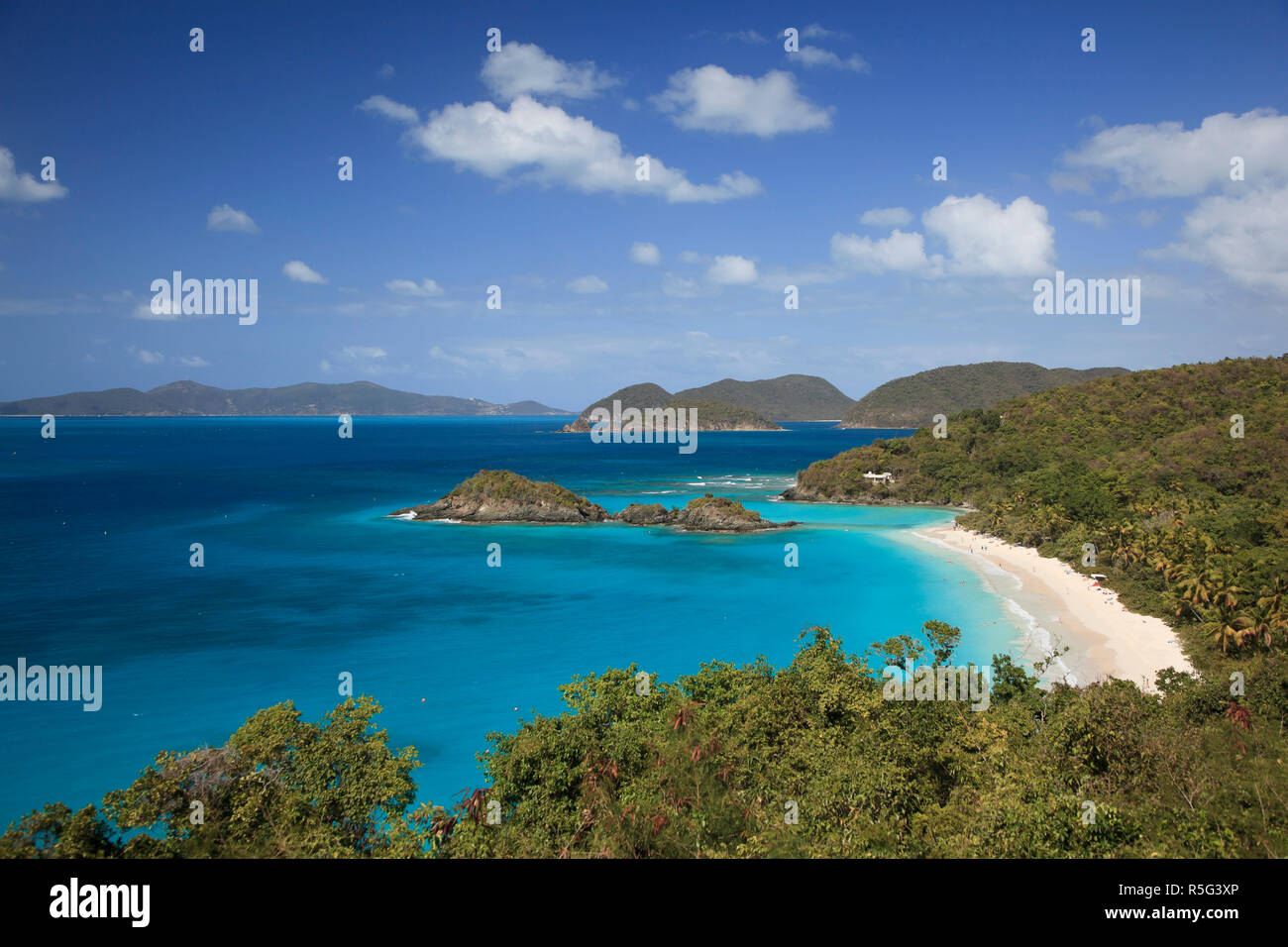 Caribbean, US Virgin Islands, St. John, Virgin Islands National Park ...