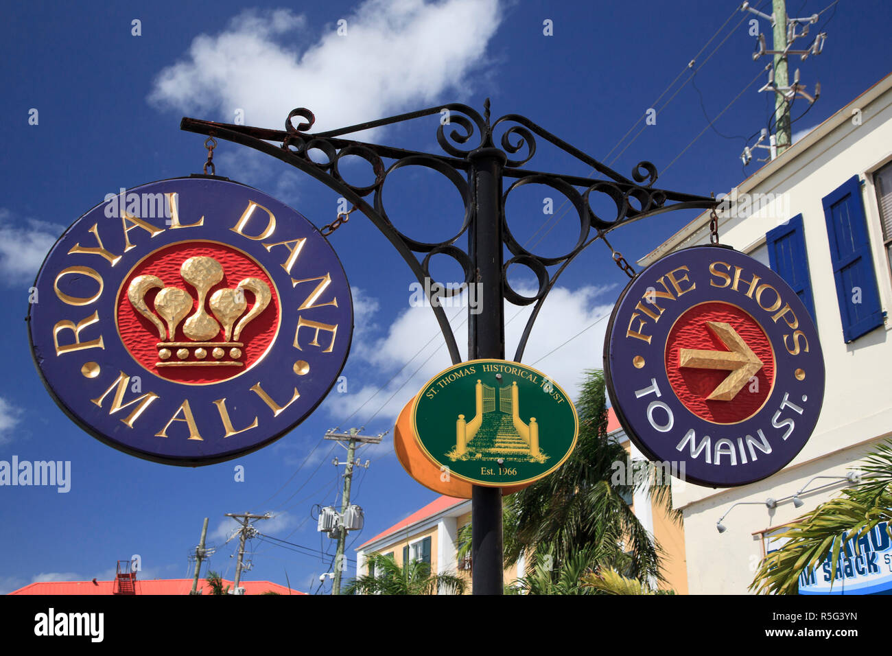 Caribbean, US Virgin Islands, St. Thomas, Charlotte Amalie, English ...