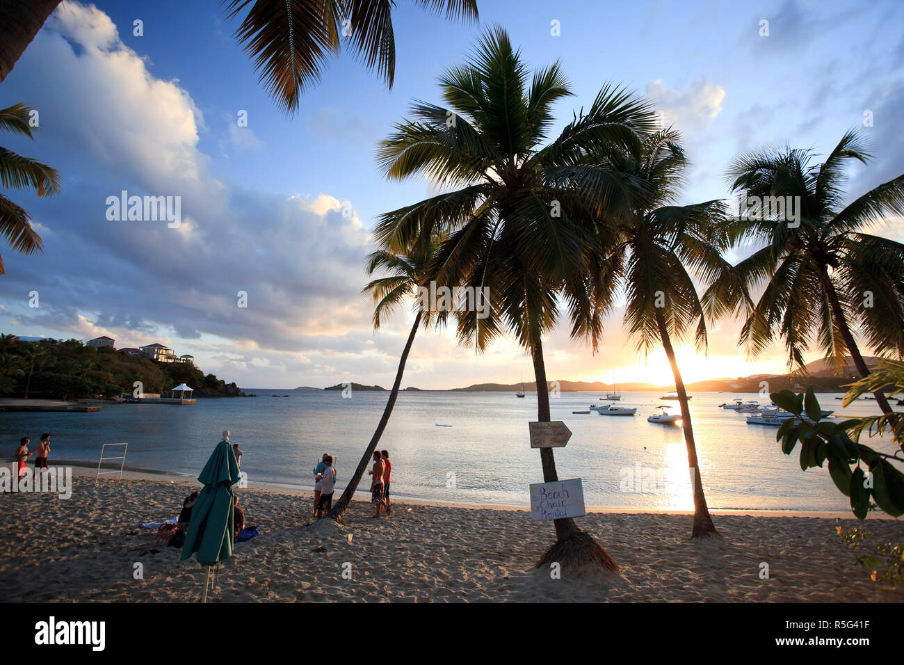 Caribbean, US Virgin Islands, St. Thomas, Secret Harbour, Beach Resort ...