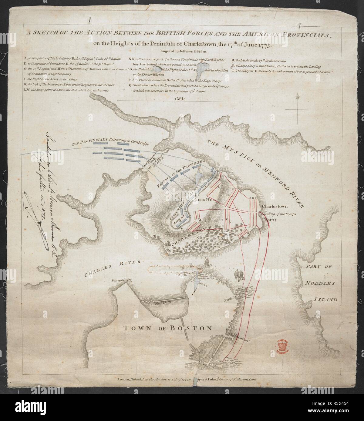 18th century maps london hi-res stock photography and images - Alamy