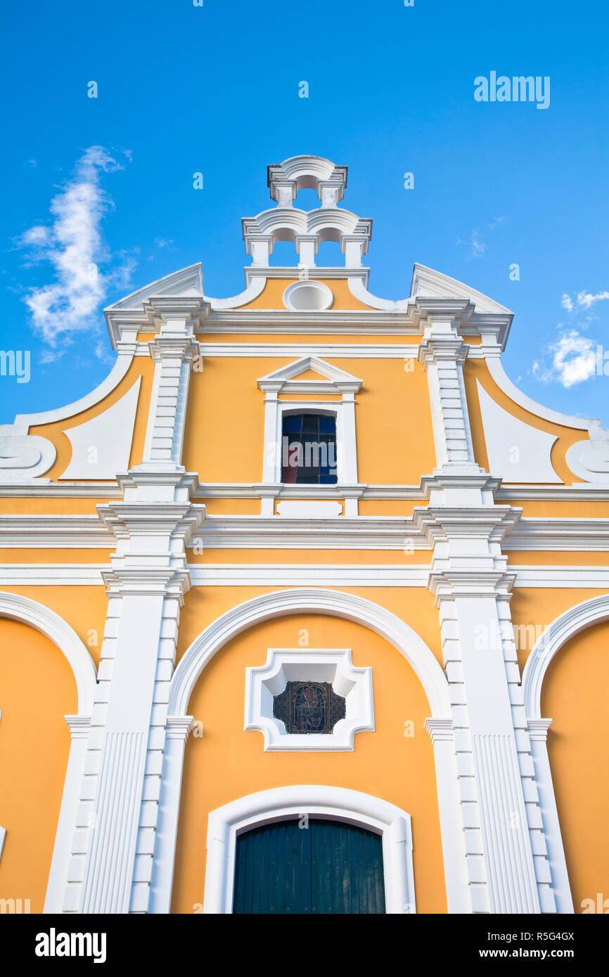 Venezuela, Ciudad Bolivar, Historic Center, Plaza Bolivar, Cathedral ...