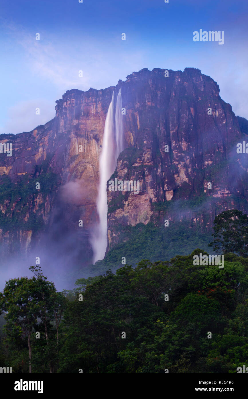 Venezuela, Guayana, Canaima National Park, Angel Falls Stock Photo - Alamy
