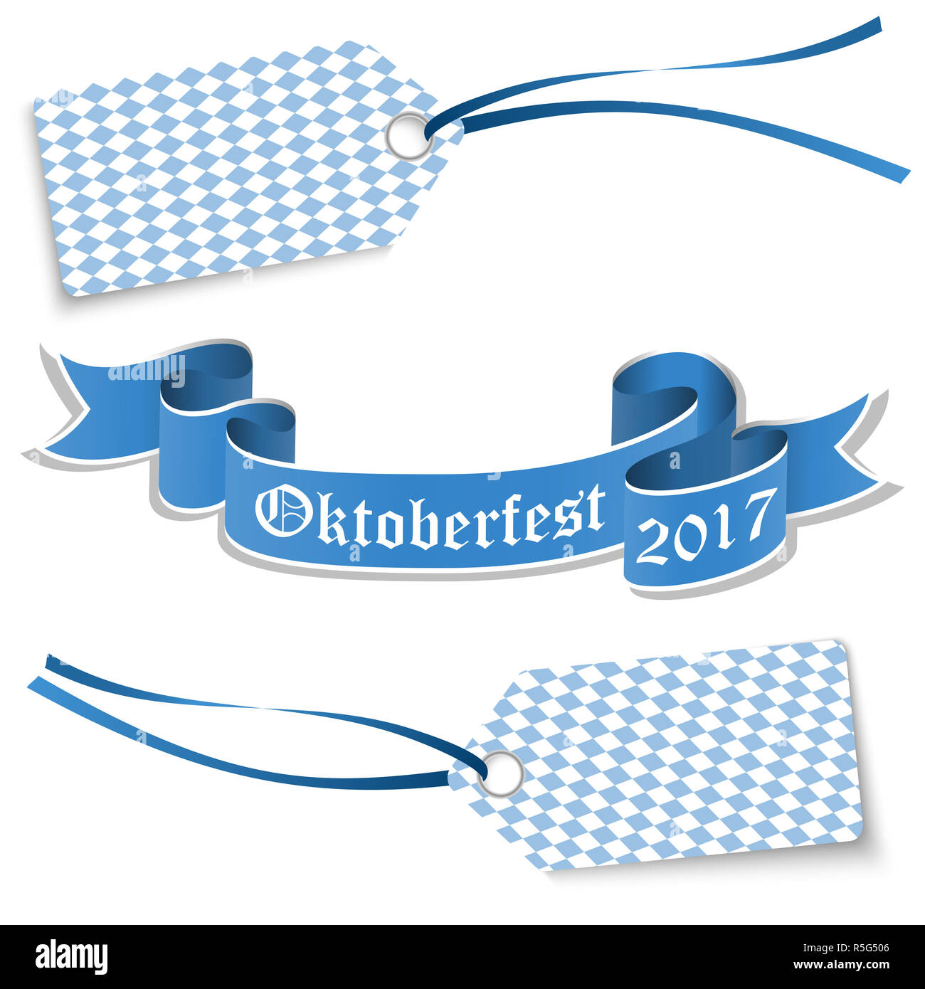 Oktoberfest blue white rhombus Cut Out Stock Images & Pictures - Alamy