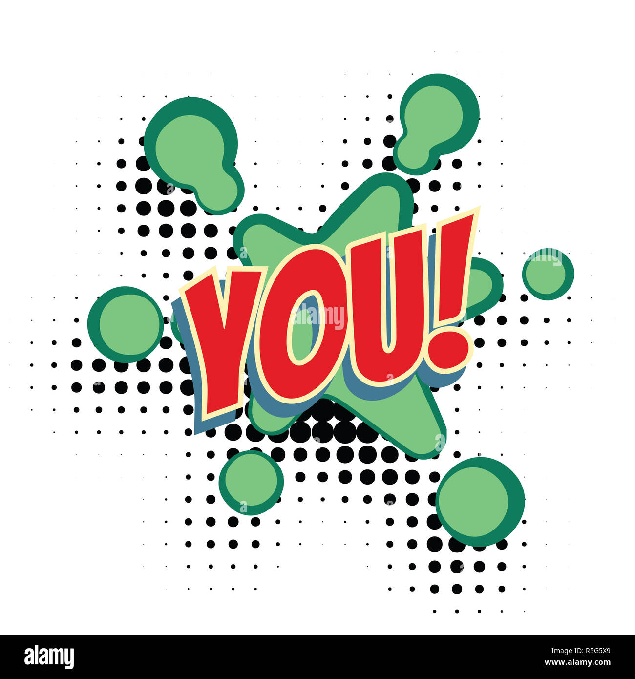 you text comic word Stock Photo - Alamy