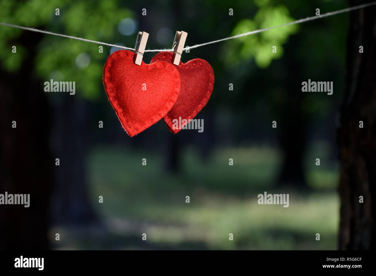 Hearts in nature hi-res stock photography and images - Alamy