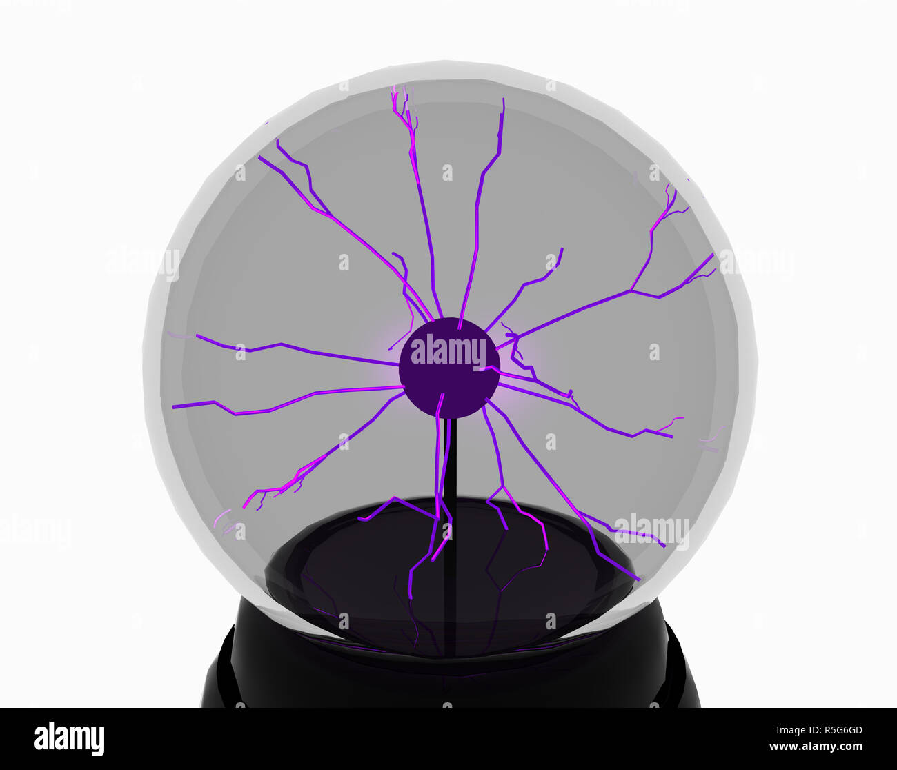 plasma ball isolated Stock Photo - Alamy
