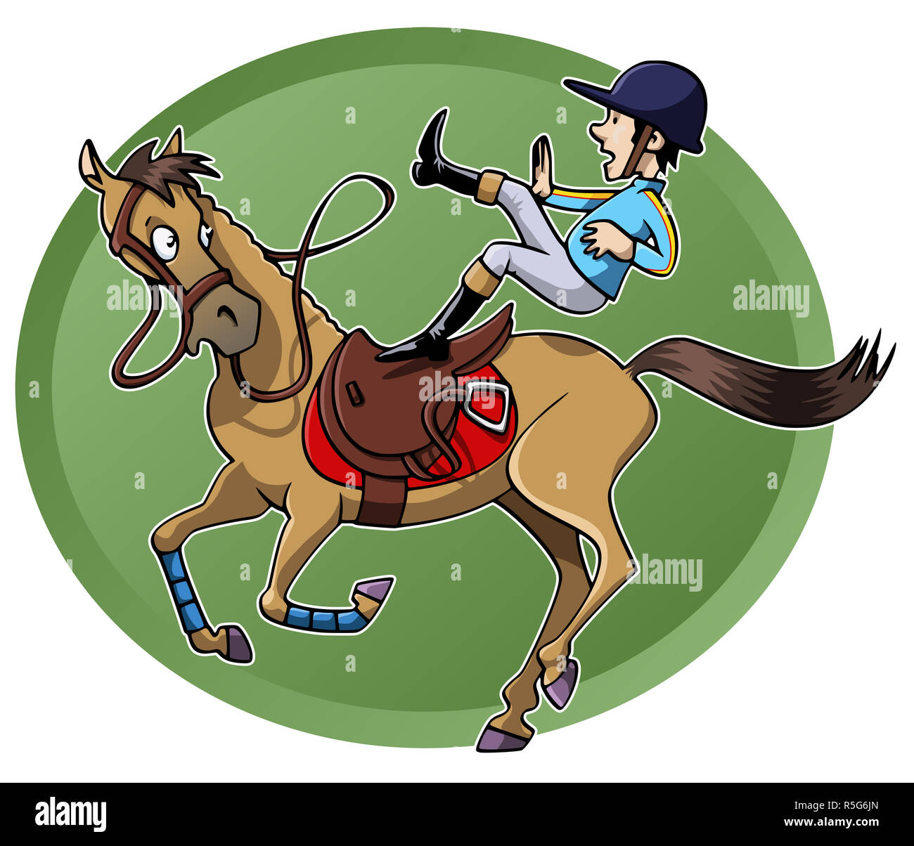 Cartoon horse bridle hi-res stock photography and images - Alamy
