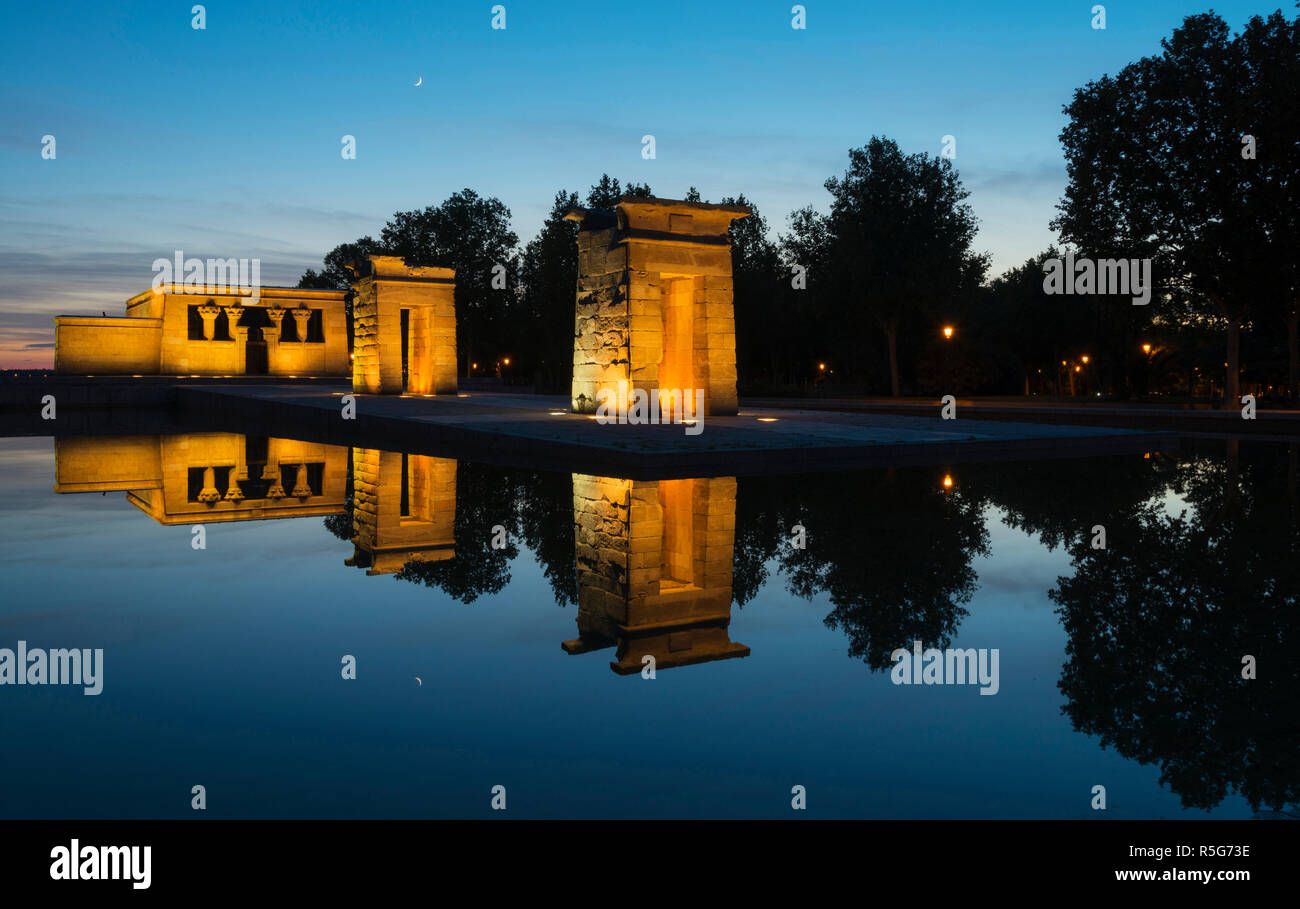 The Temple of Debod is an ancient Egyptian temple which has been ...