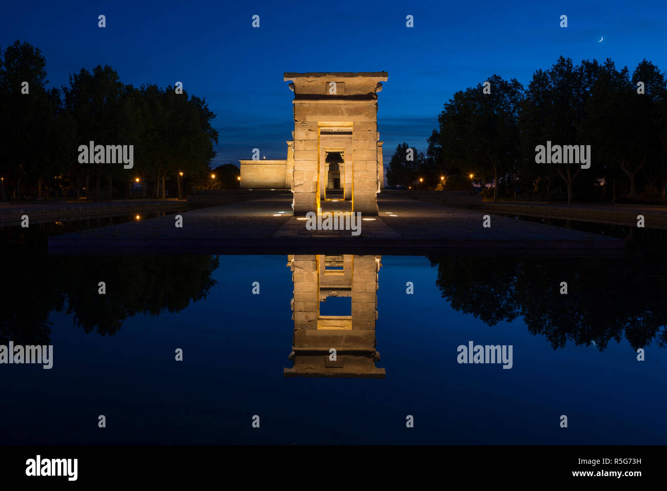 The Temple of Debod is an ancient Egyptian temple which has been ...