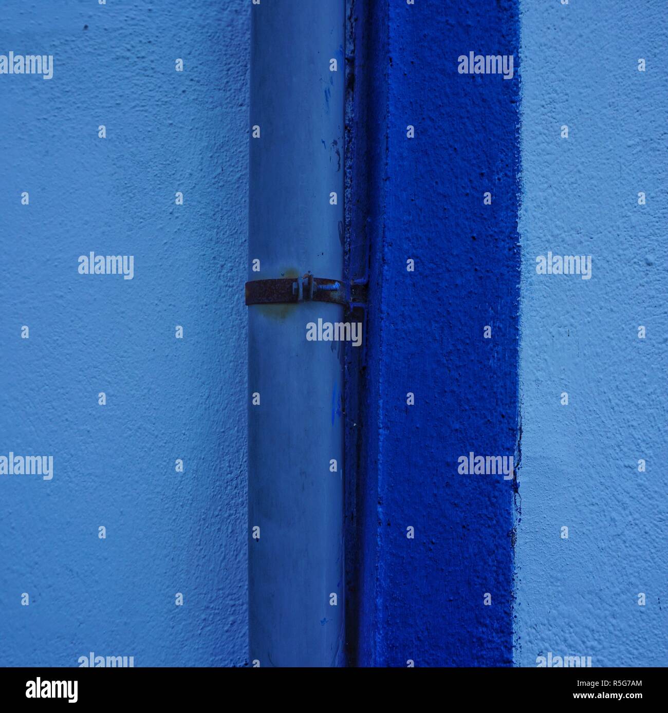 the blue wall texture Stock Photo - Alamy